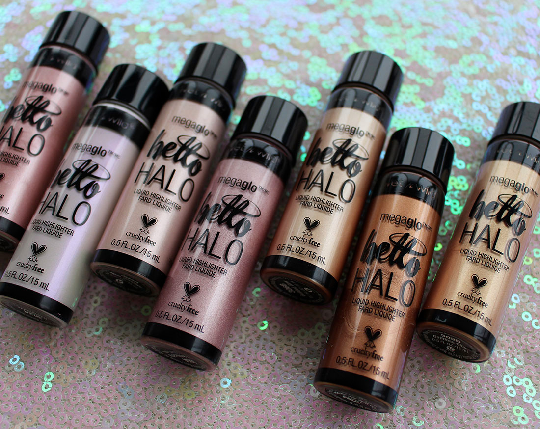 Wet n Wild MegaGlo Hello Halo Liquid Highlighters (Review & Swatches ...