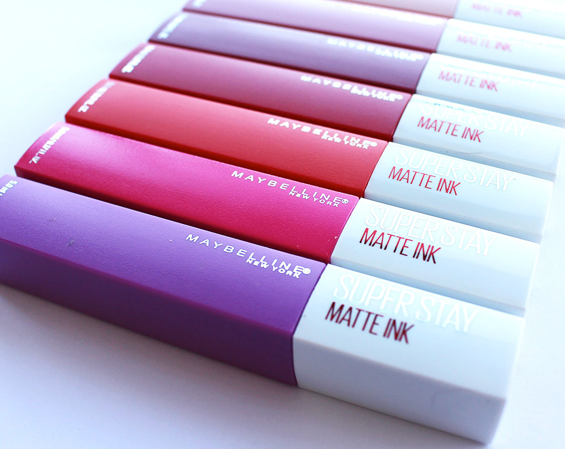 Maybelline Matte Ink Swatches