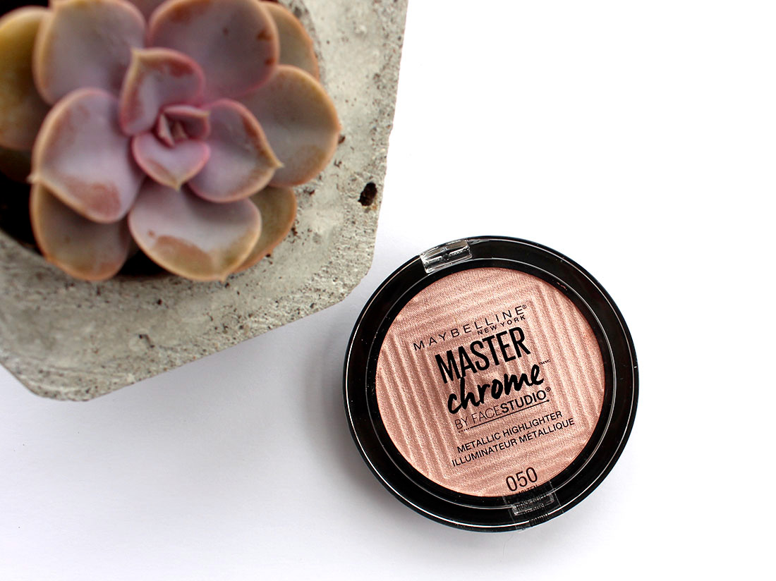 Maybelline Master Chrome in Molten Rose Gold (Review & Swatches ...